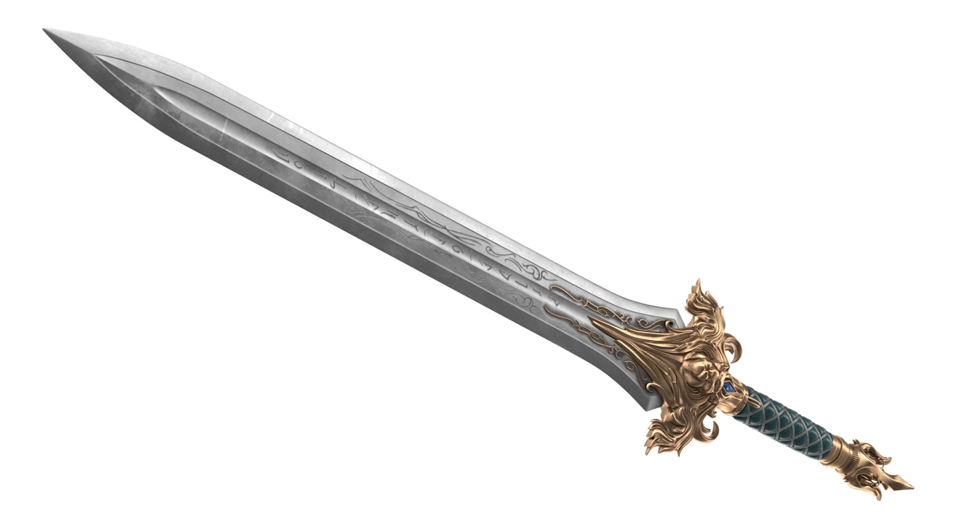Warcraft sword model | 1144033 | TurboSquid