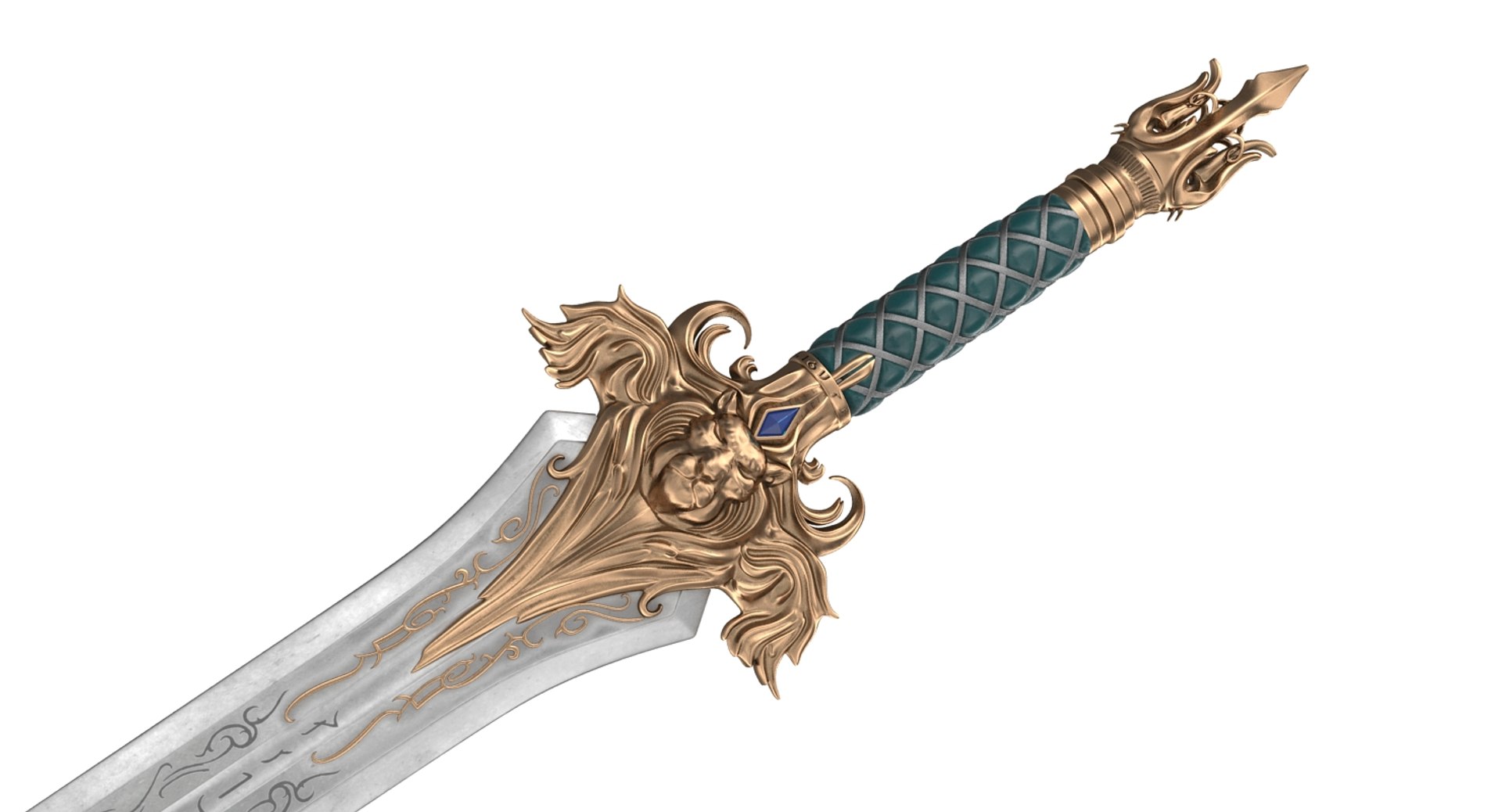 Warcraft sword model | 1144033 | TurboSquid