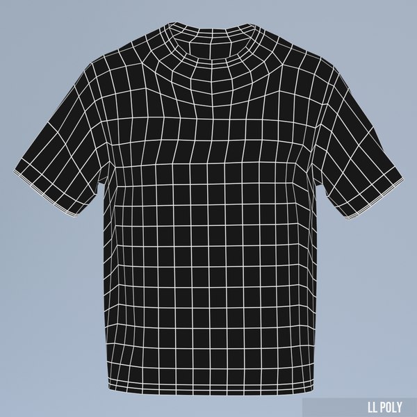 T-shirt low-poly 3D model - TurboSquid 1581835