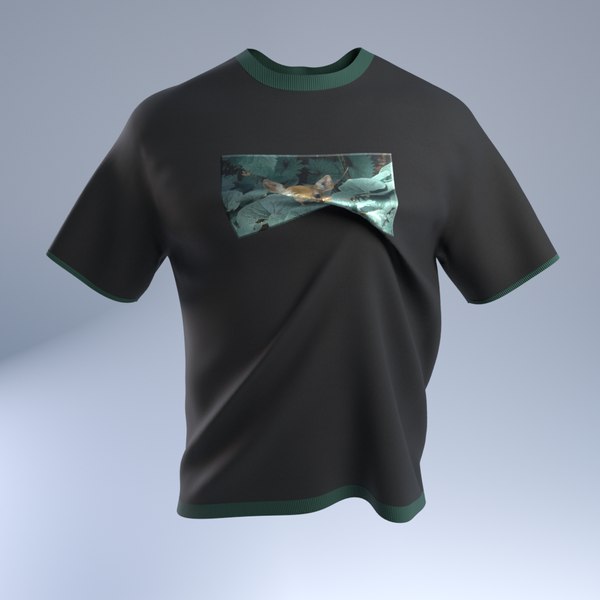 T-shirt low-poly 3D model - TurboSquid 1581835