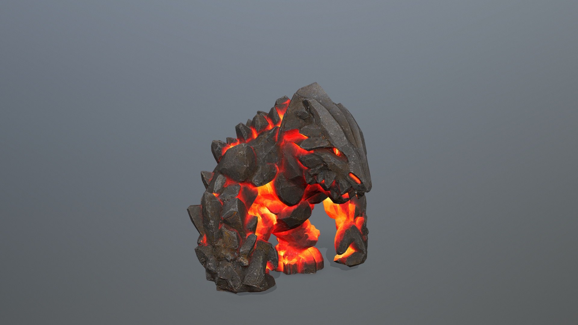 Lava Monster 3D Model - TurboSquid 2385293