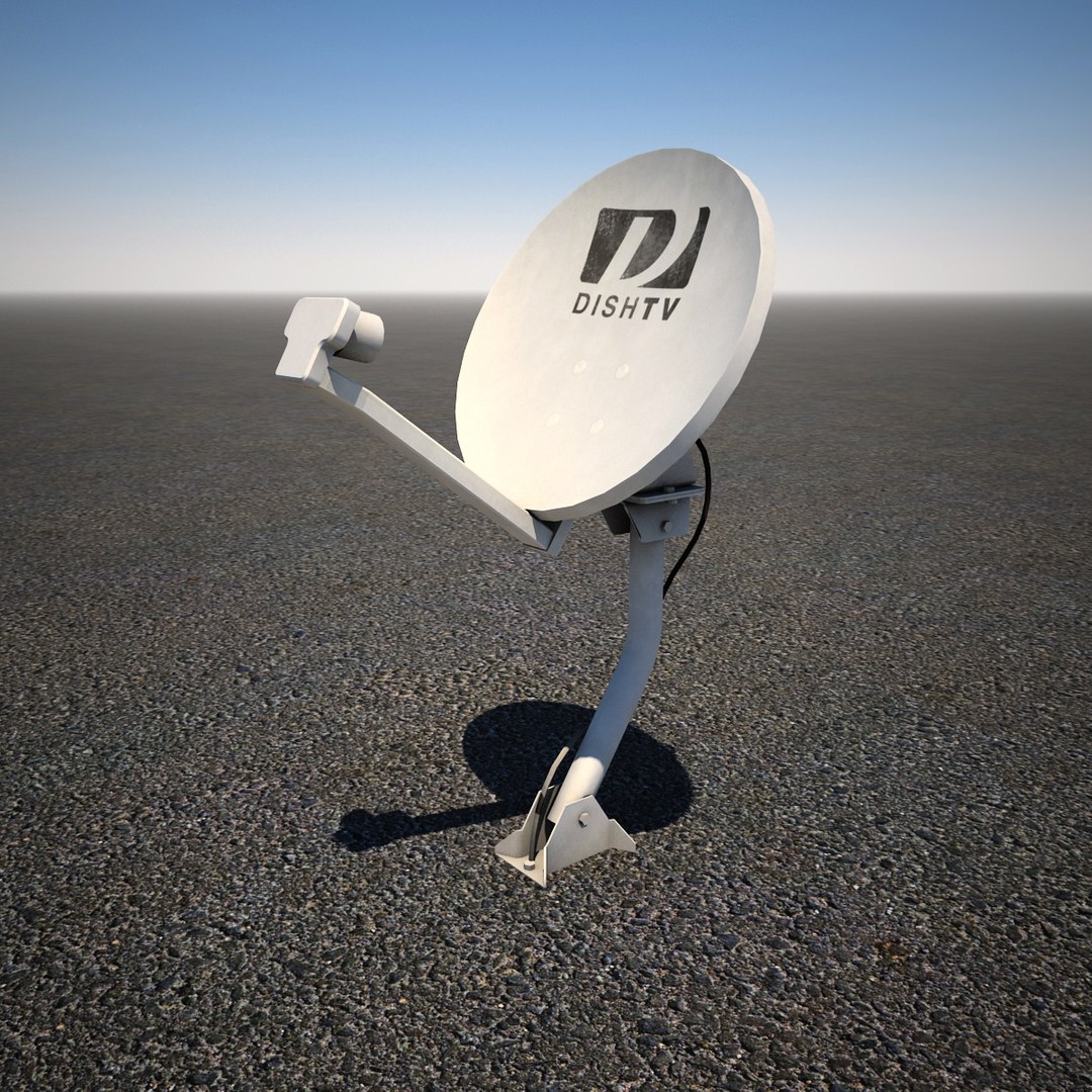 3d Satellite Dish