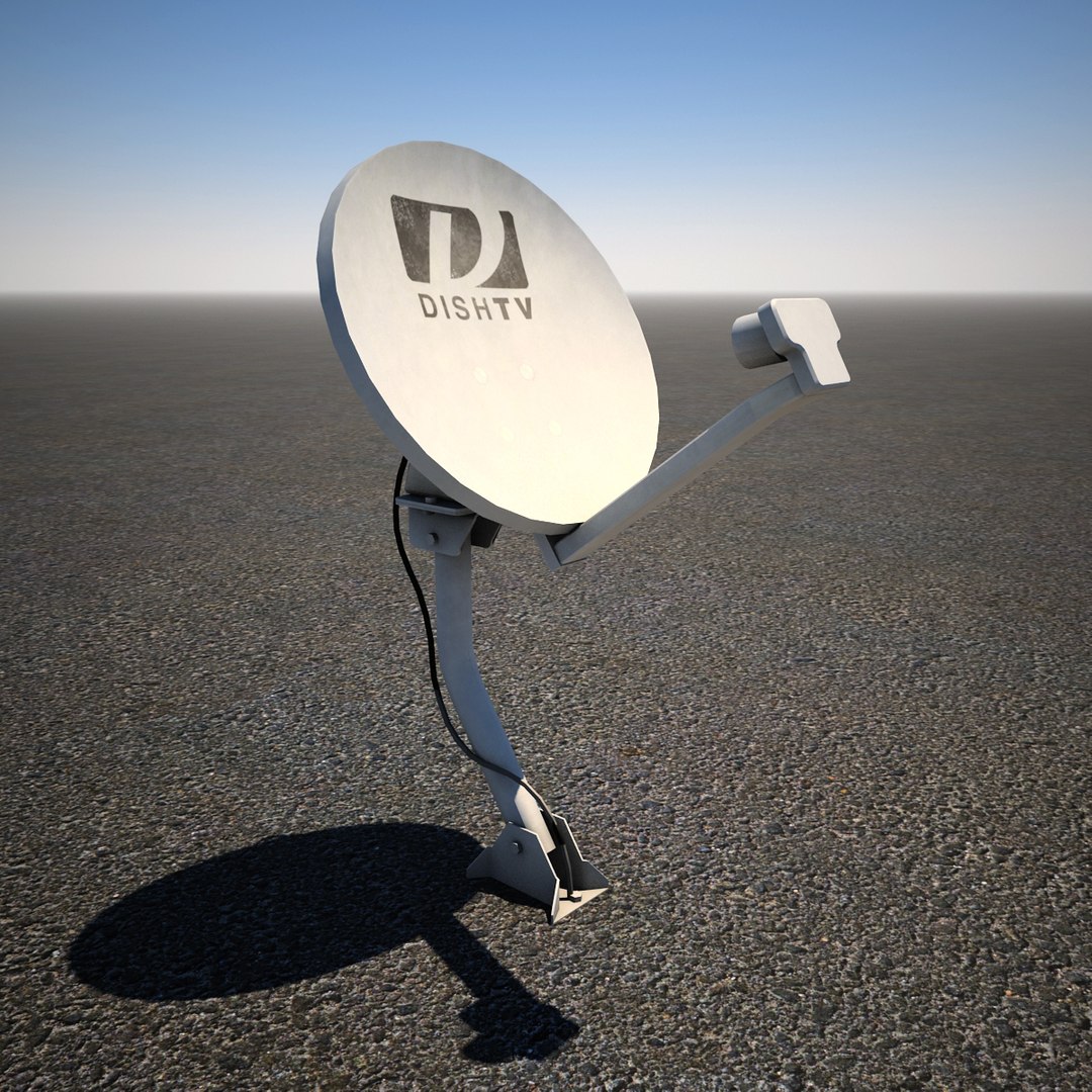 3d Satellite Dish