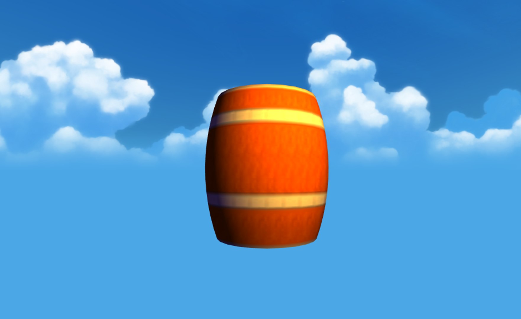 3d Barrel Retro Gaming - Model