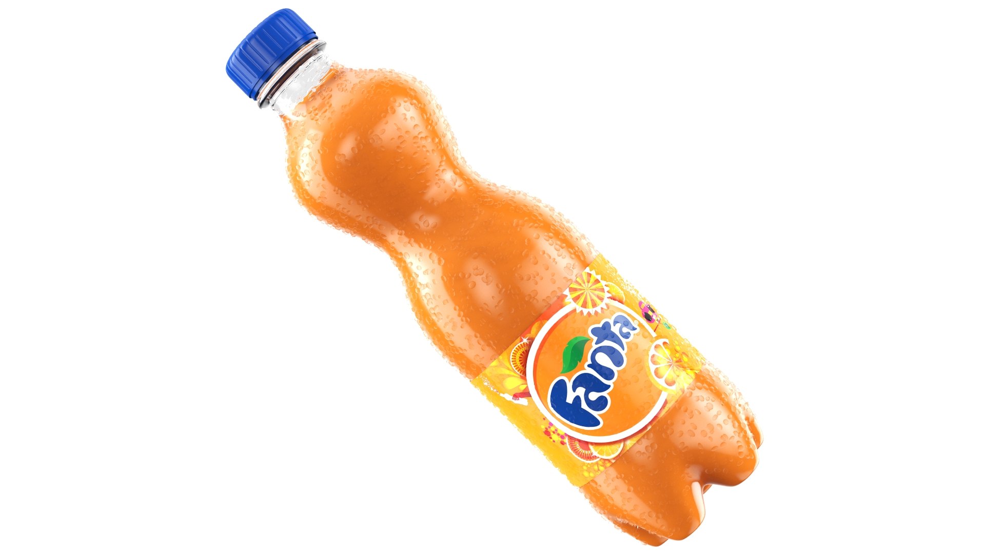 Fanta Plastic Bottle 3D Model - TurboSquid 1755351