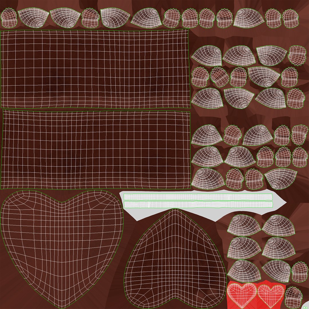 Heart Shaped Cake 02 3D Model - TurboSquid 1346279