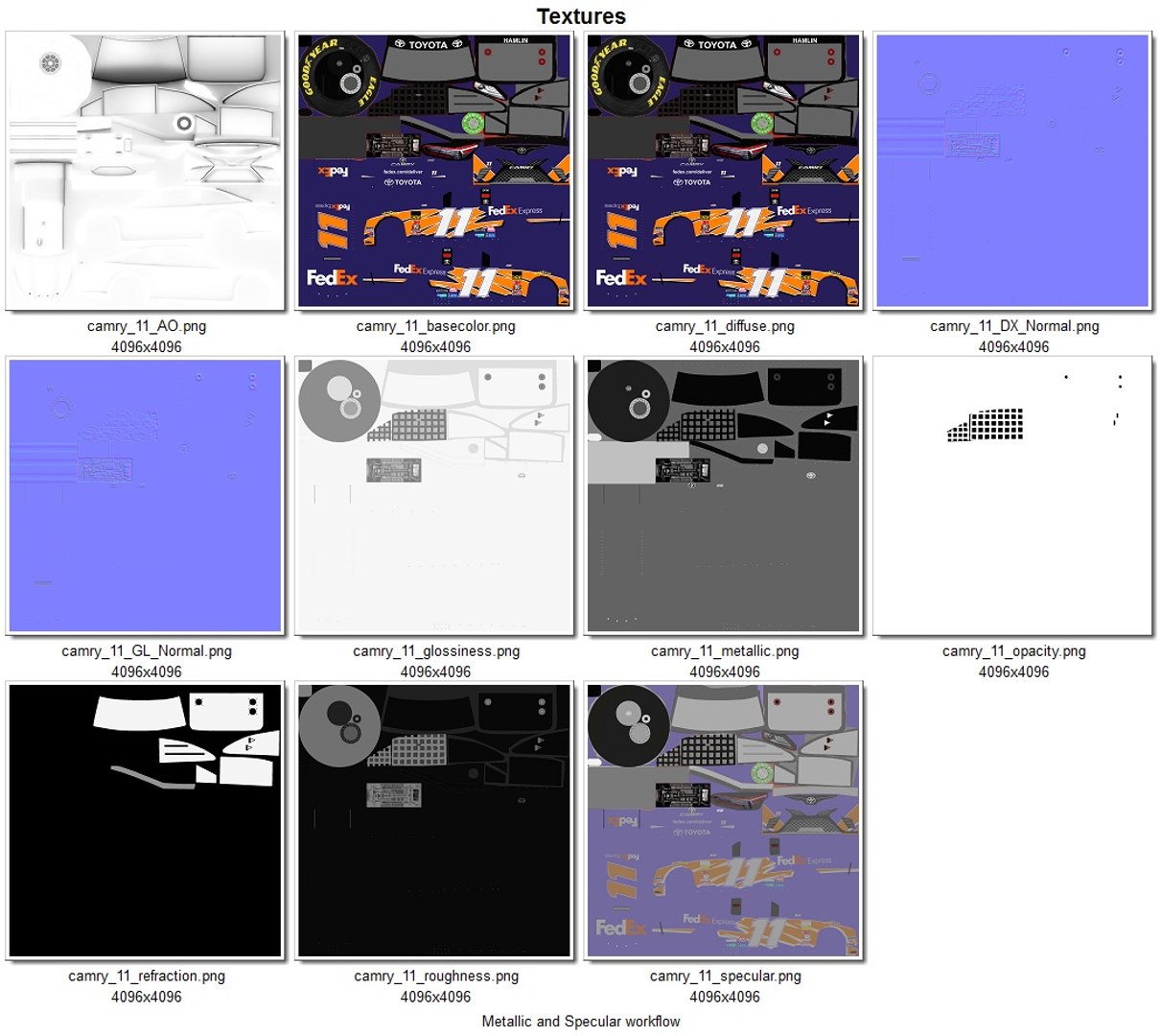 Nascar Toyota Camry Race Car Model - TurboSquid 1327949