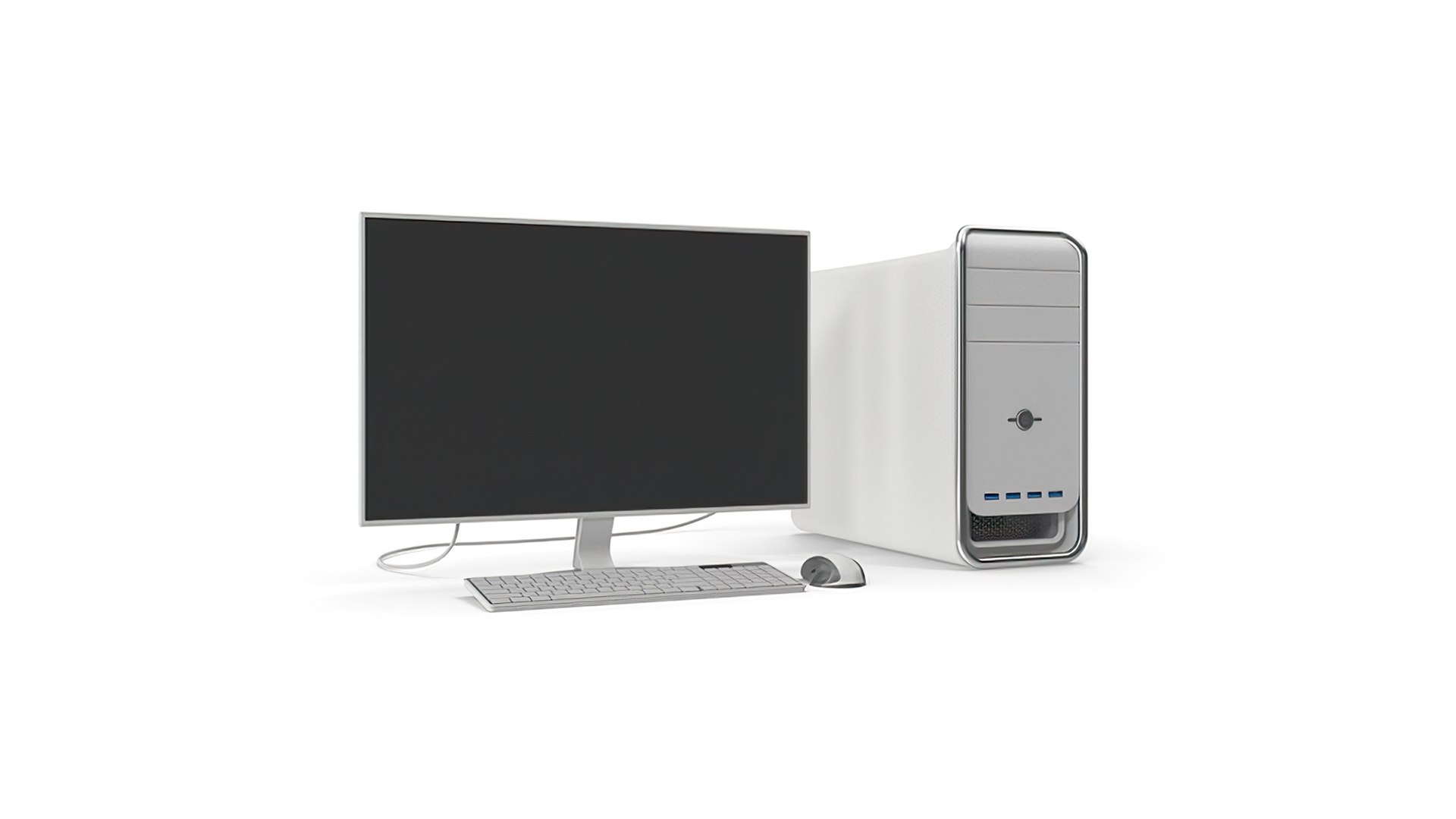 Desktop PC 3D model - TurboSquid 2132976