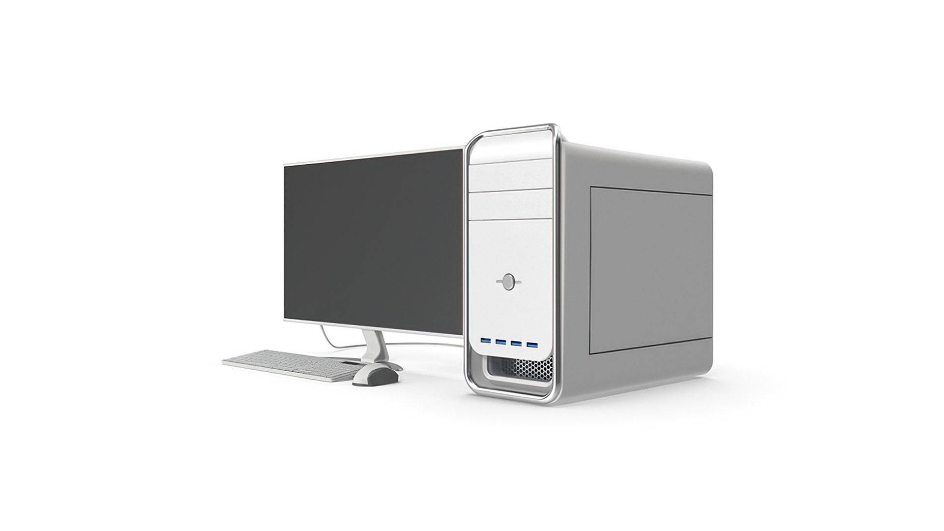 Desktop PC 3D Model - TurboSquid 2132976