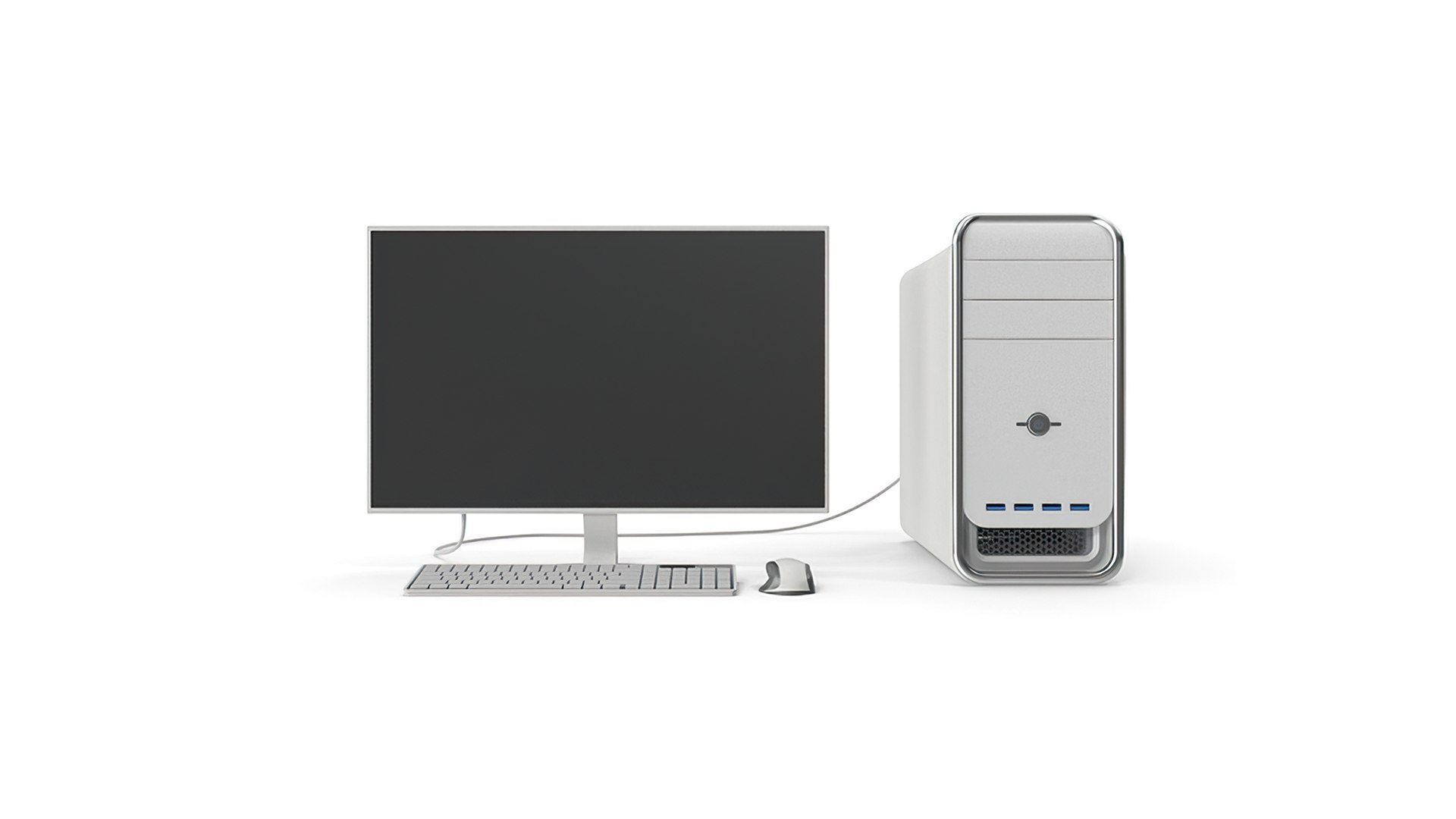 Desktop PC 3D Model - TurboSquid 2132976