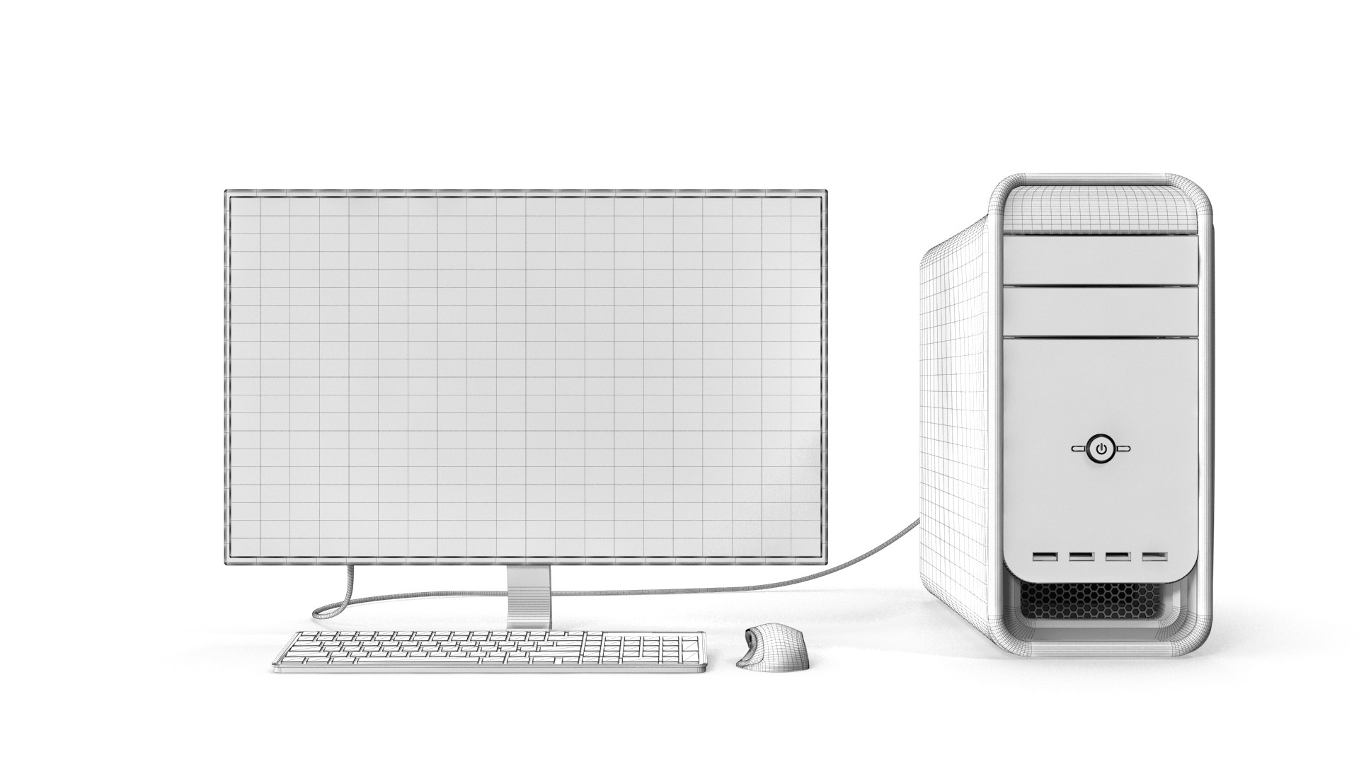 Desktop PC 3D Model - TurboSquid 2132976