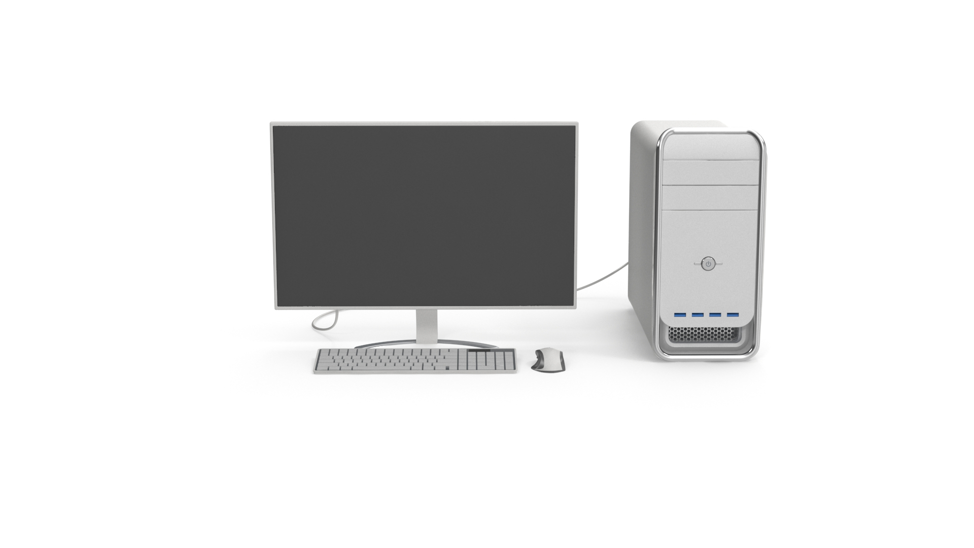 Desktop PC 3D Model - TurboSquid 2132976