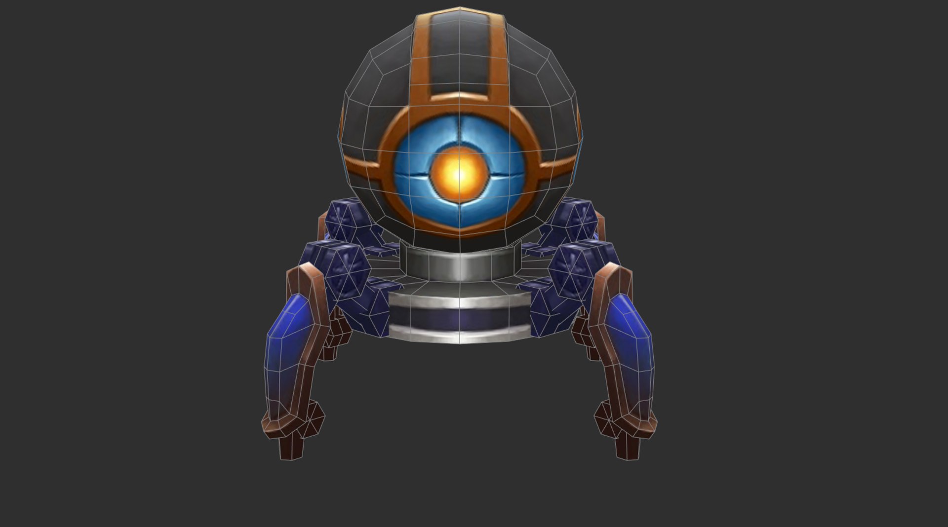 3D Enemy Metal Robot Hand-Painted Game Assets - TurboSquid 2097383