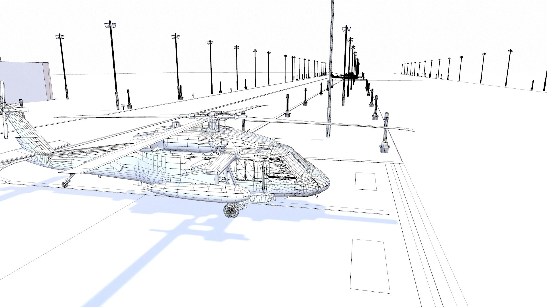 Military Airfield Model - TurboSquid 2355180