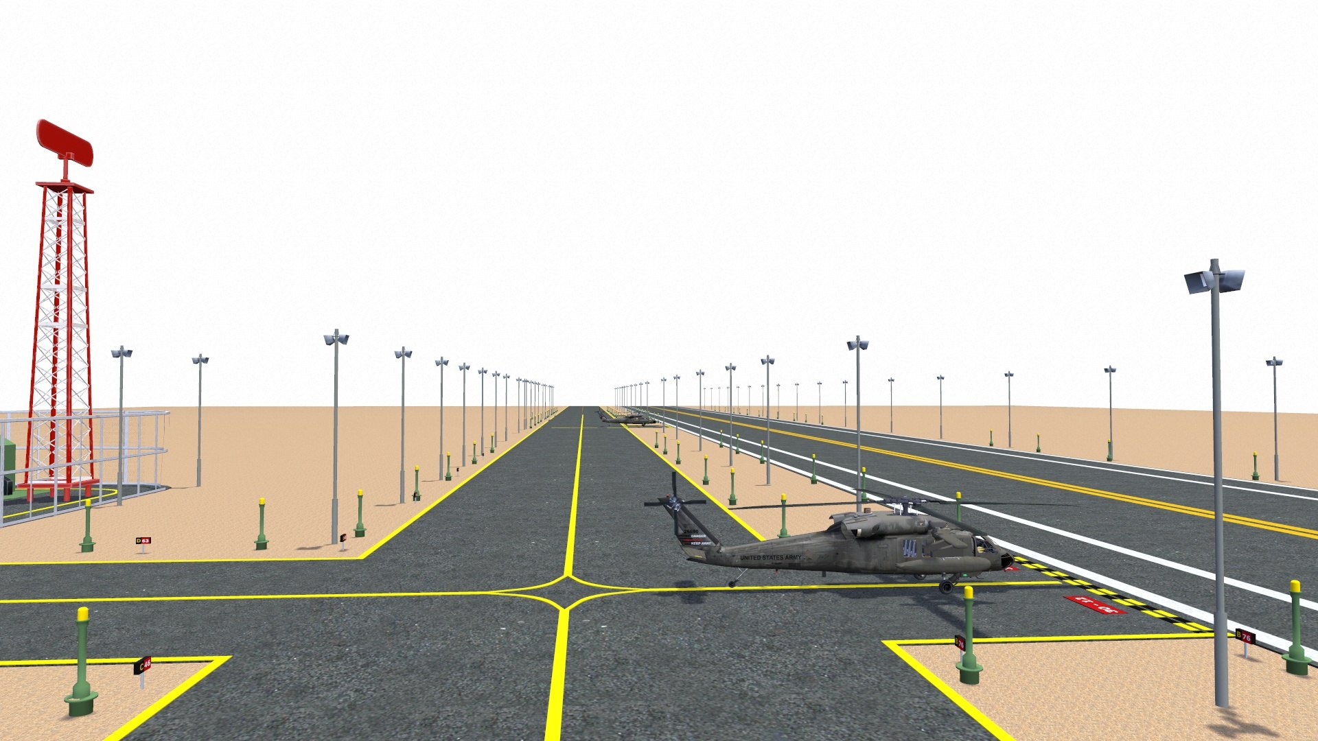 Military Airfield Model - TurboSquid 2355180