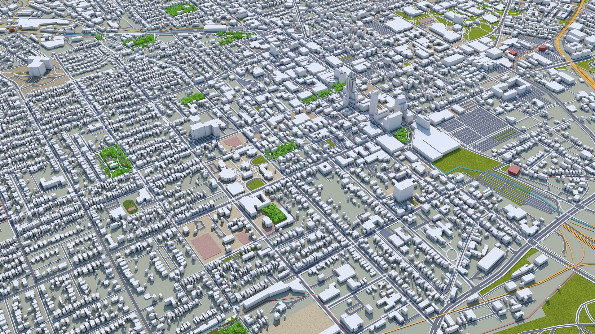 3D Model Lexington Downtown Kentucky USA - TurboSquid 1989277