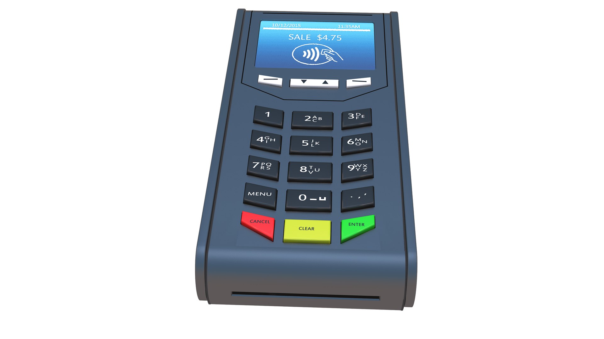 3D Credit Card Machine - TurboSquid 1651018