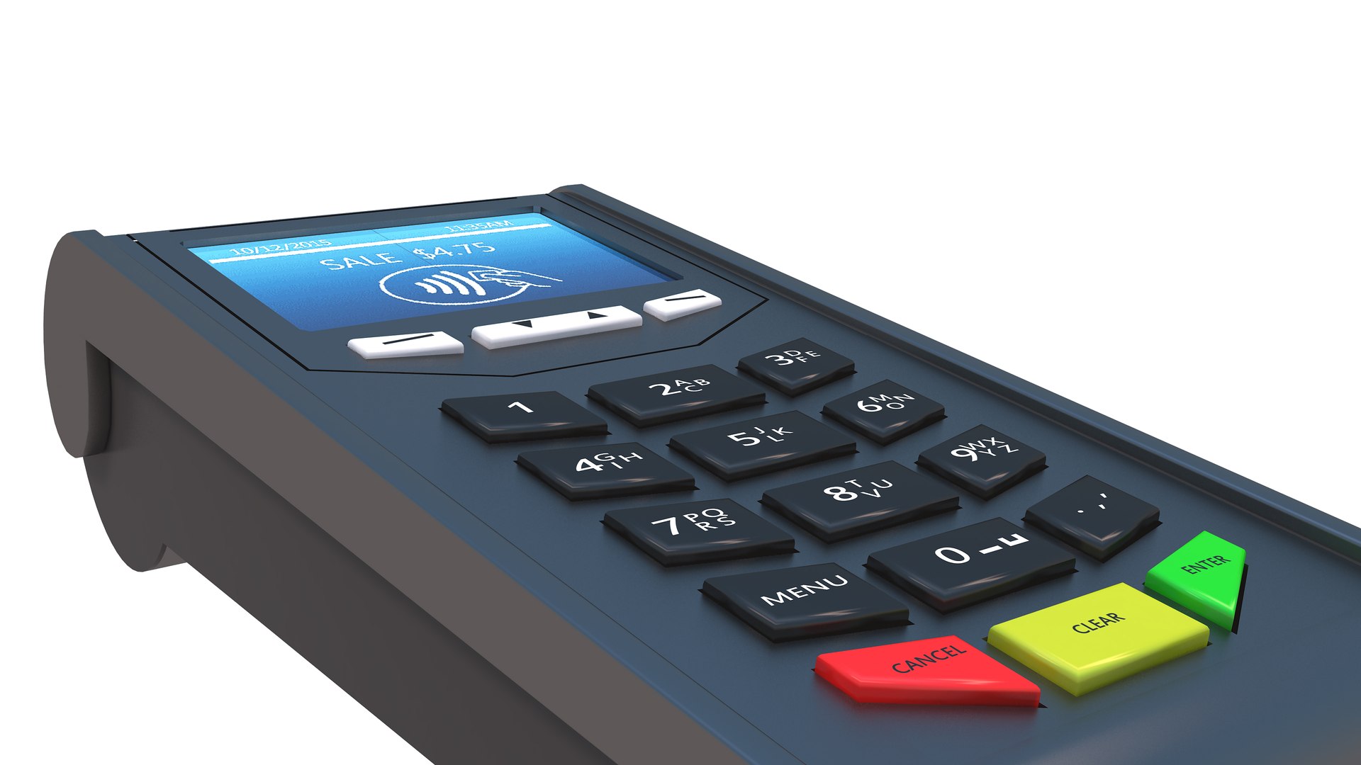 3D Credit Card Machine - TurboSquid 1651018