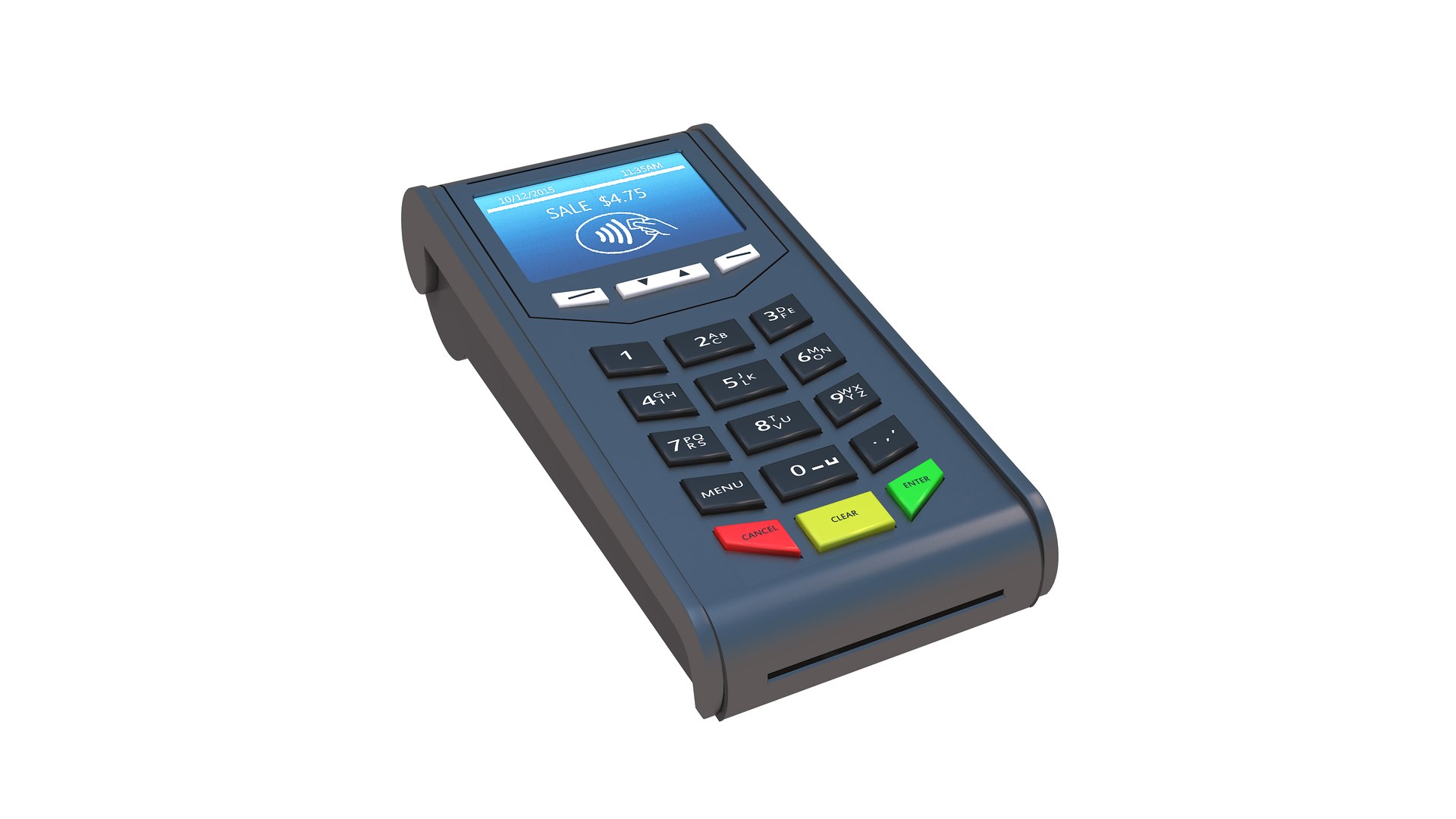 3D Credit Card Machine - TurboSquid 1651018