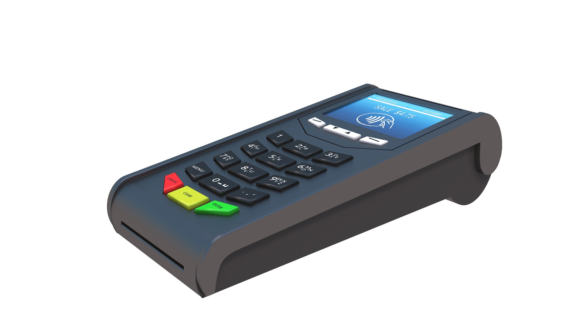 3D Credit Card Machine - TurboSquid 1651018