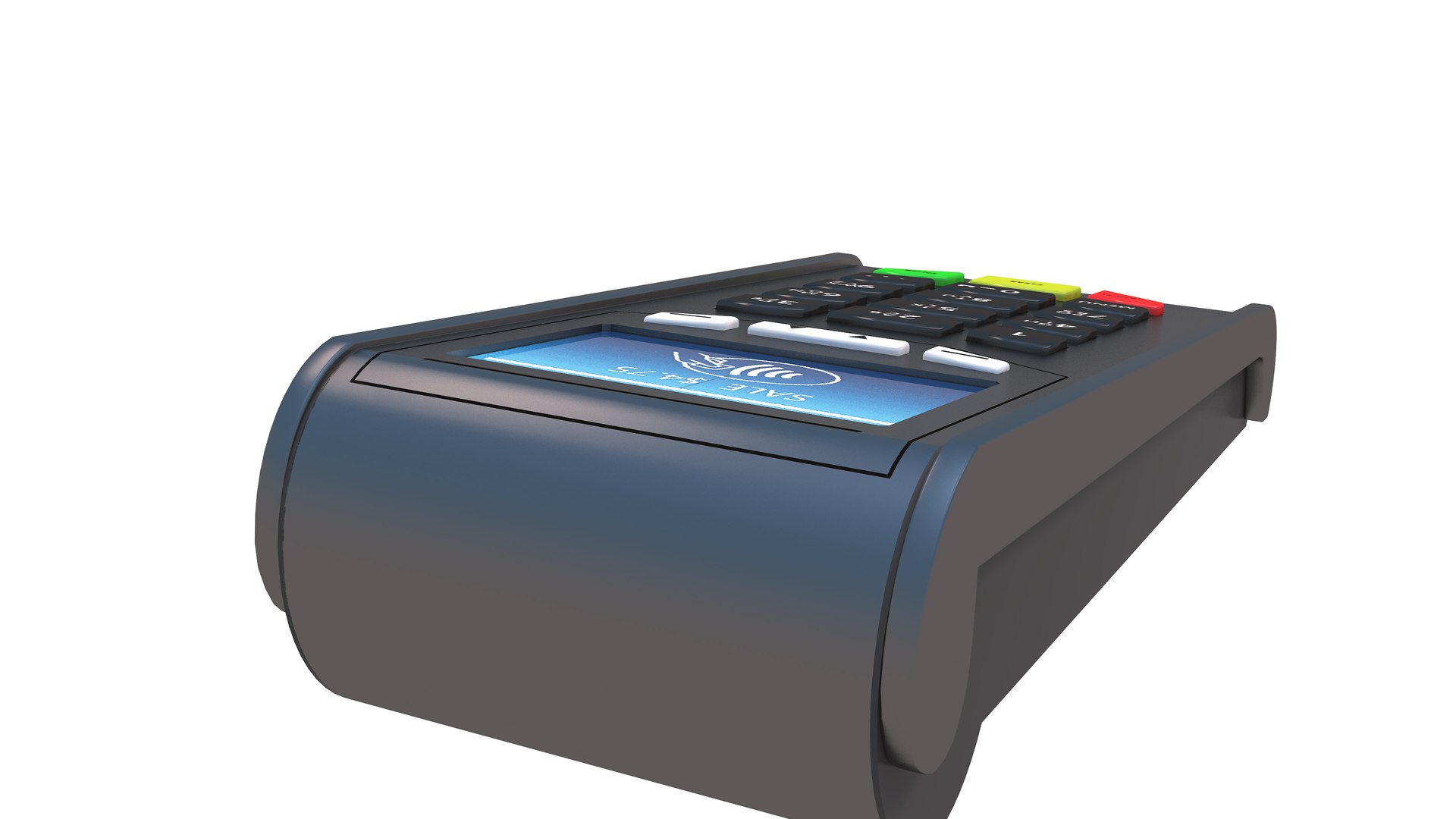 3D Credit Card Machine - TurboSquid 1651018