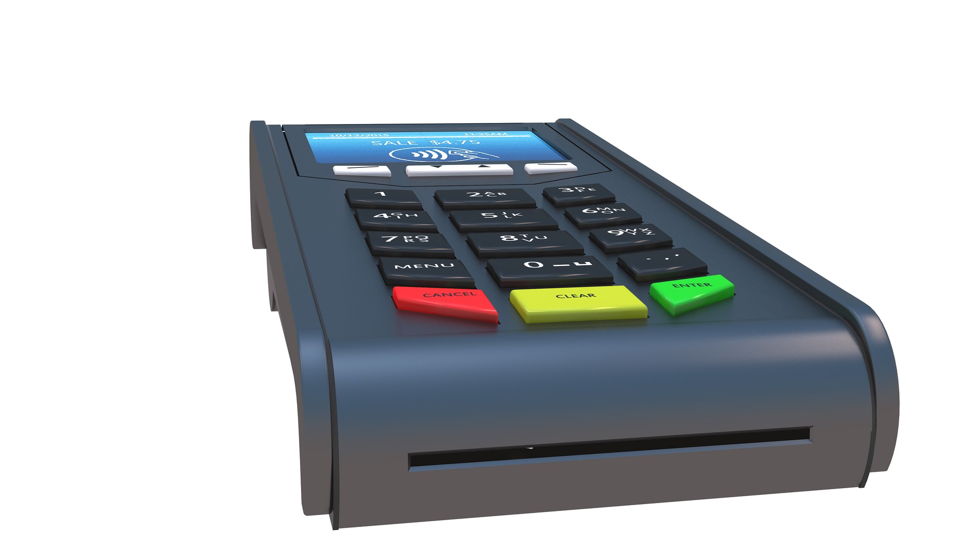 3D Credit Card Machine - TurboSquid 1651018