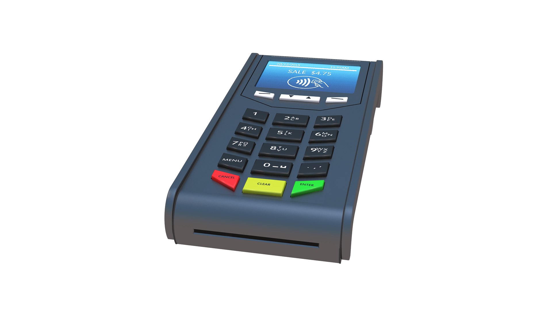 3D Credit Card Machine - TurboSquid 1651018