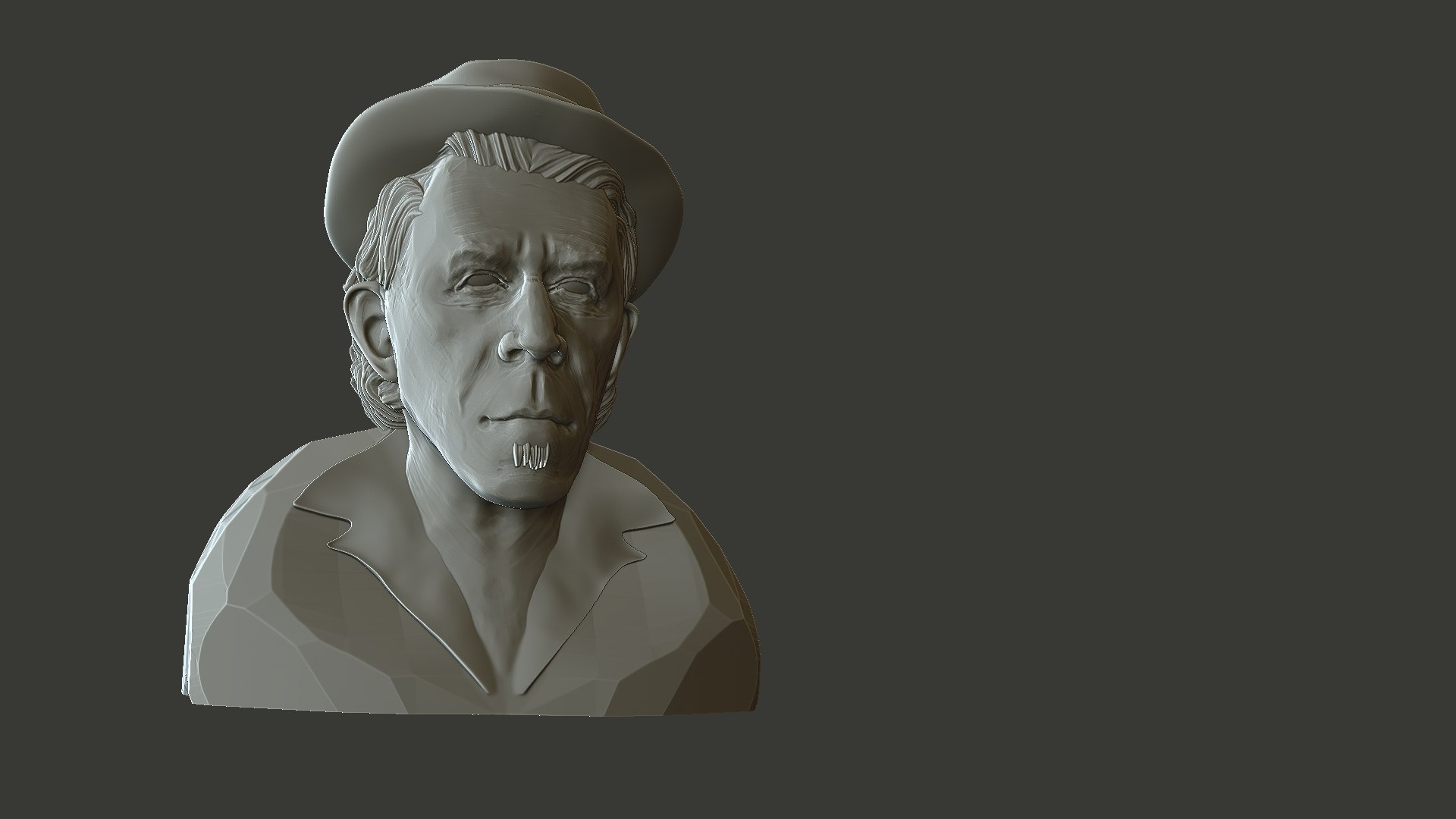 Tom Waits 3D Model - TurboSquid 2139677
