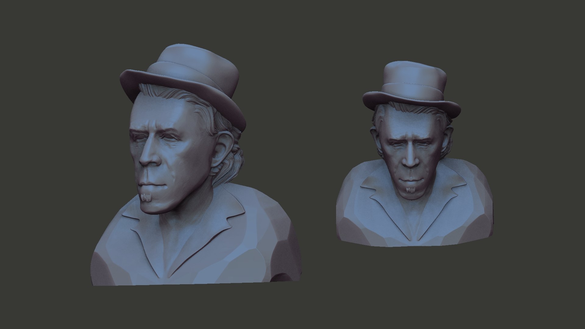Tom Waits 3D Model - TurboSquid 2139677