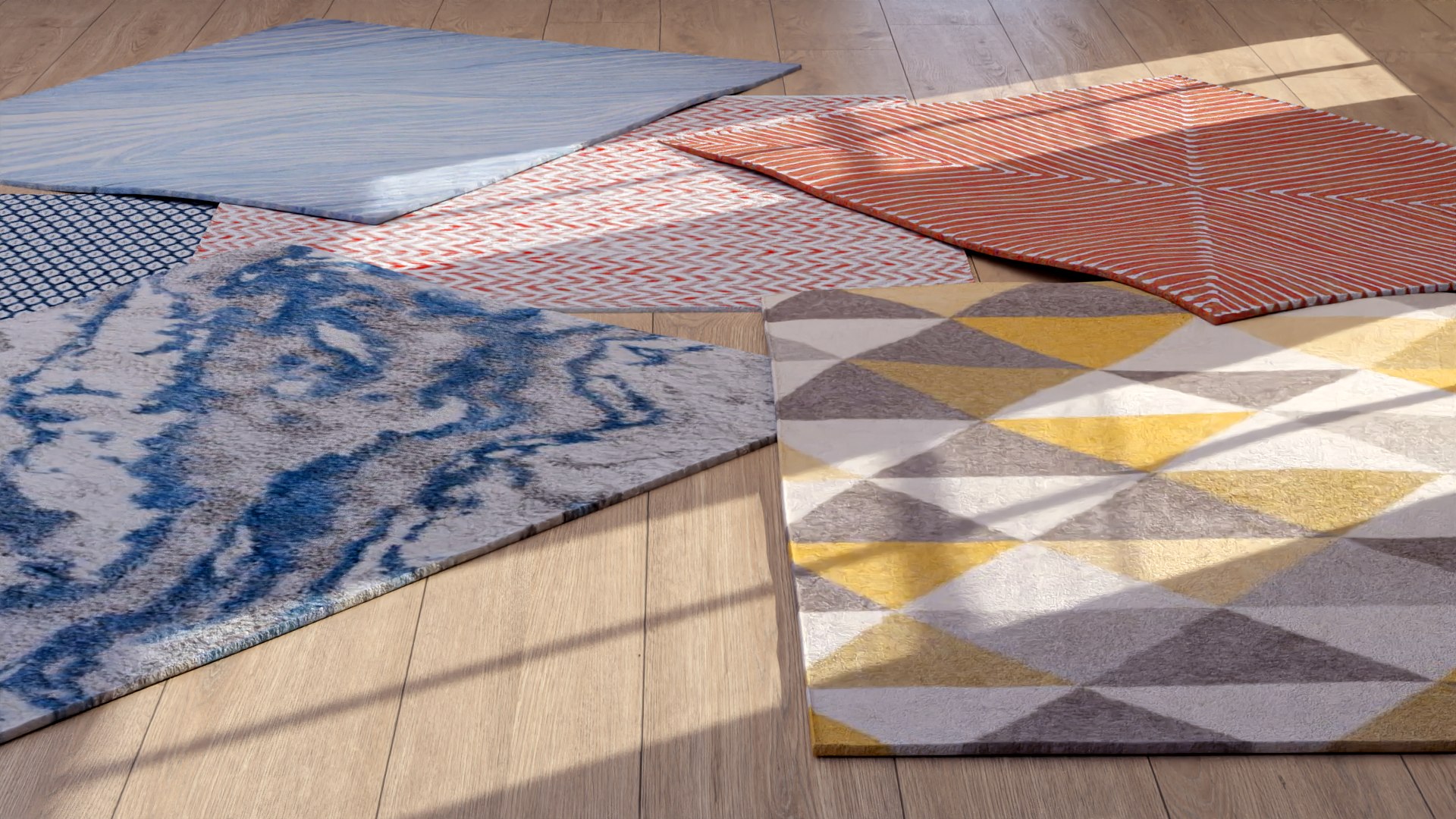 Modern Rug Collection 3D Model - TurboSquid 2062735