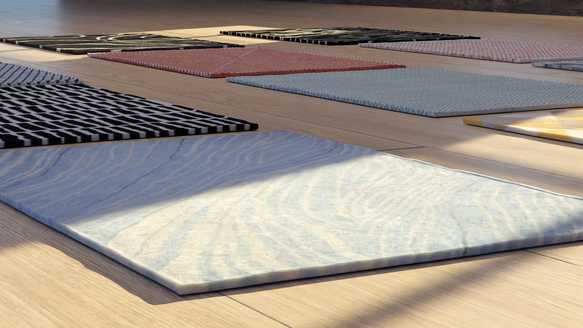 Modern Rug Collection 3D model - TurboSquid 2062735