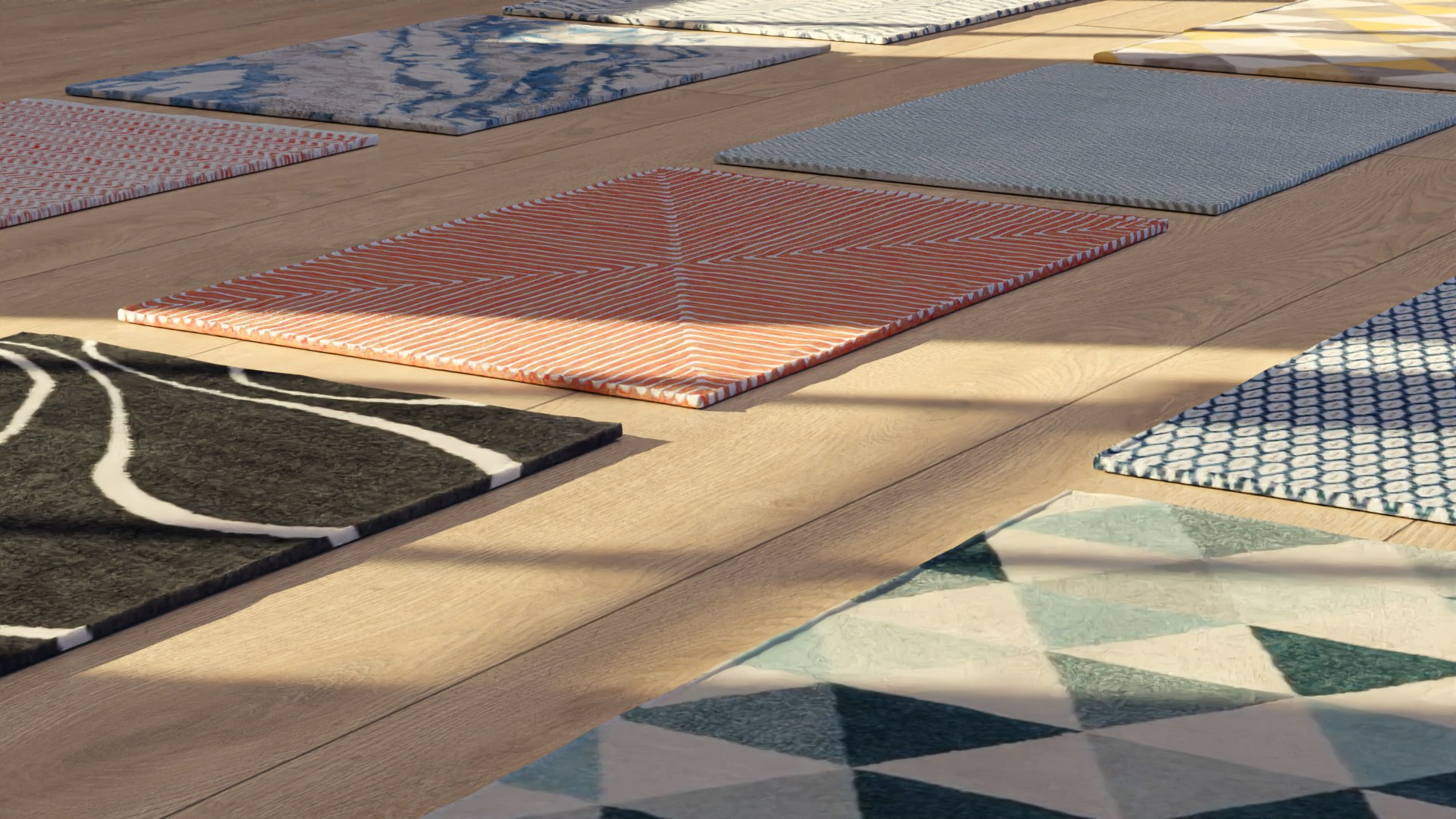 Modern Rug Collection 3D Model - TurboSquid 2062735