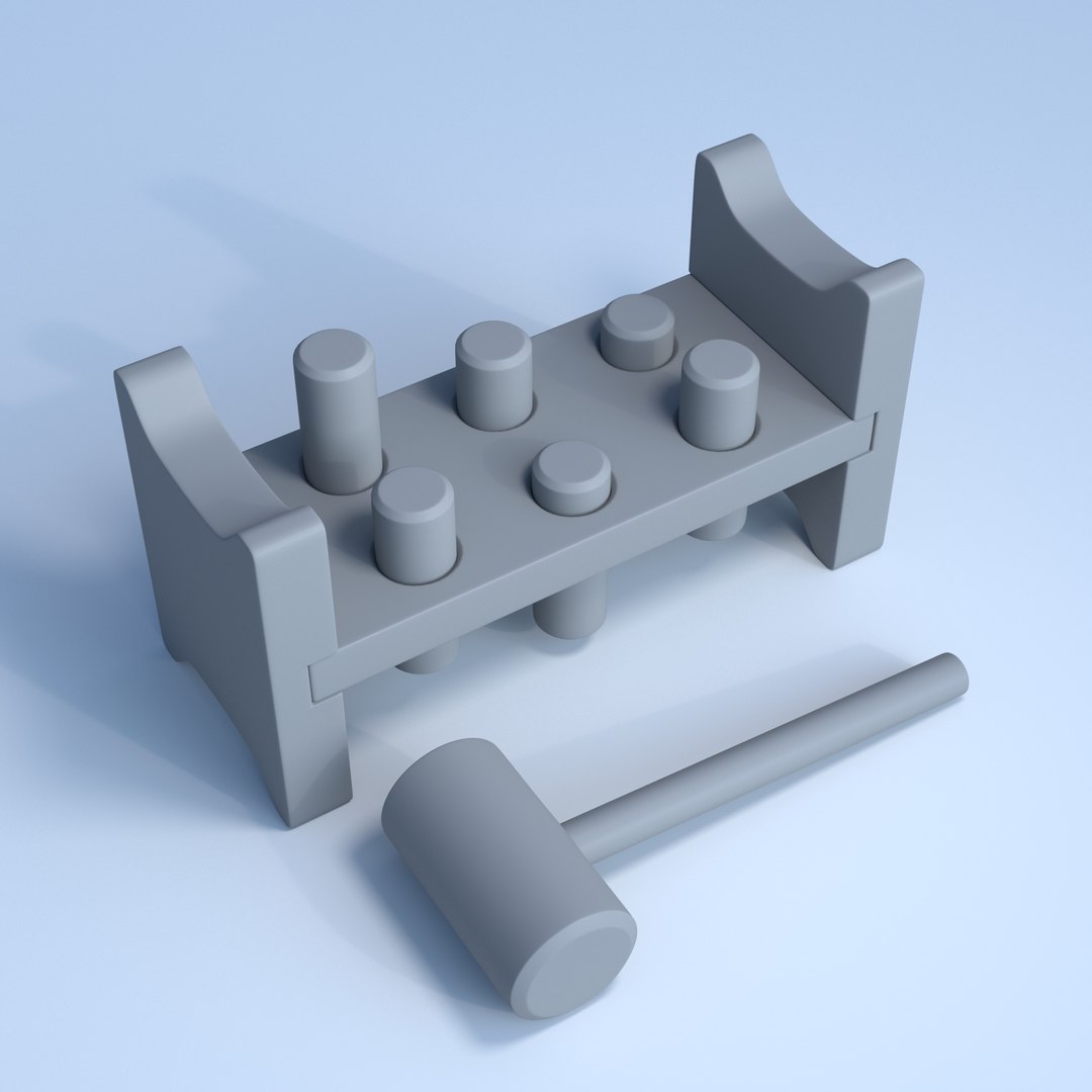 3D model Hammer Bench Toy - TurboSquid 1935561