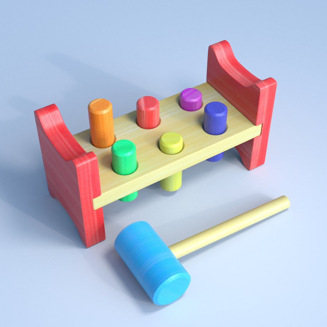 3D model Hammer Bench Toy - TurboSquid 1935561