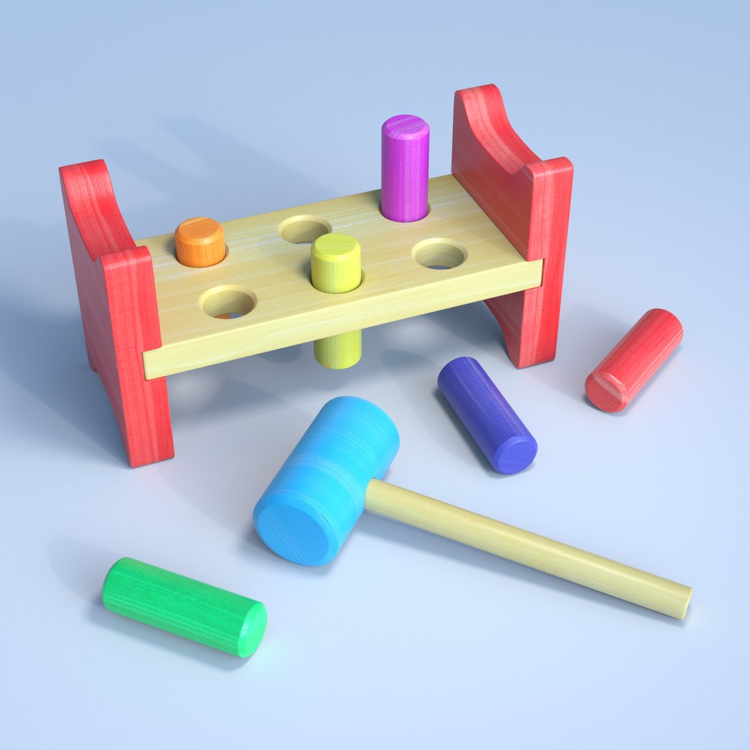 3D model Hammer Bench Toy - TurboSquid 1935561