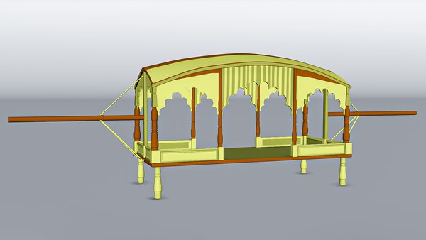 Doli indian palki model - TurboSquid 1891148