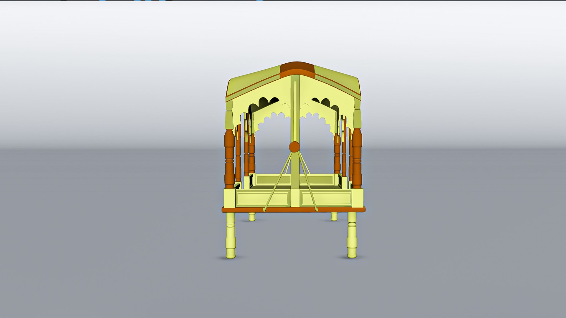 Doli Indian Palki Model - TurboSquid 1891148