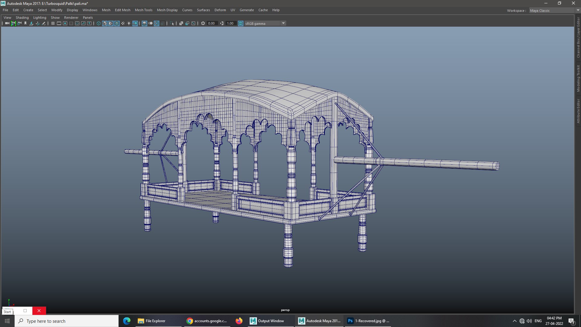 Doli Indian Palki Model - TurboSquid 1891148