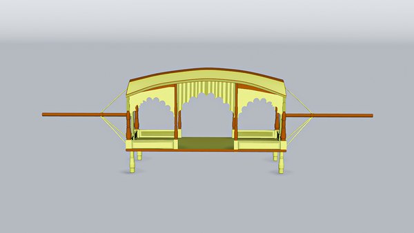 Doli indian palki model - TurboSquid 1891148