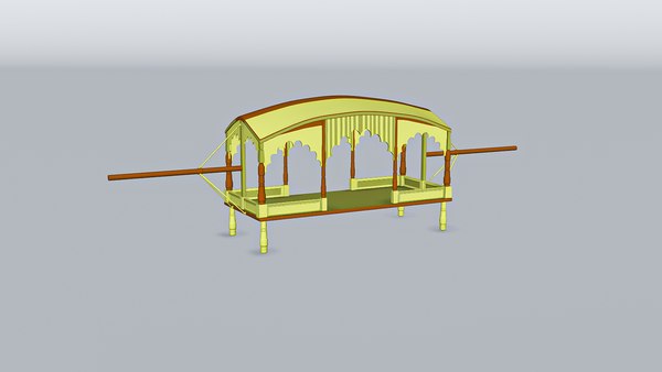 Doli indian palki model - TurboSquid 1891148