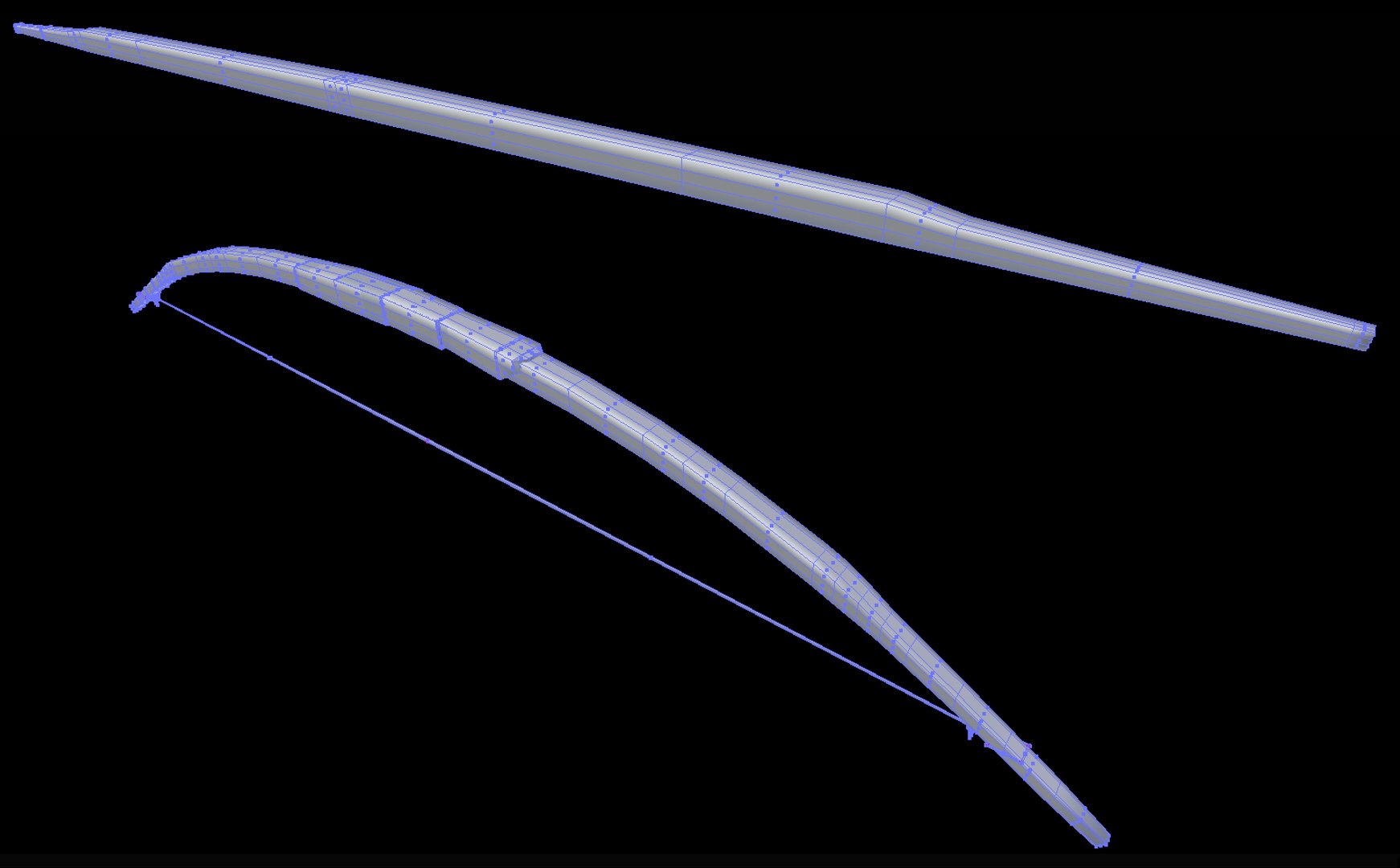 Otzi Iceman Bow Weapons 3D - TurboSquid 1302651