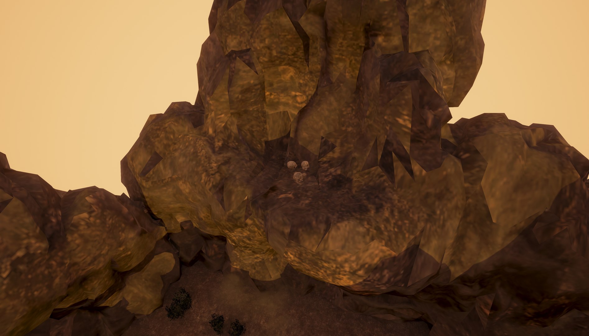 3d Model Of Hidden Village