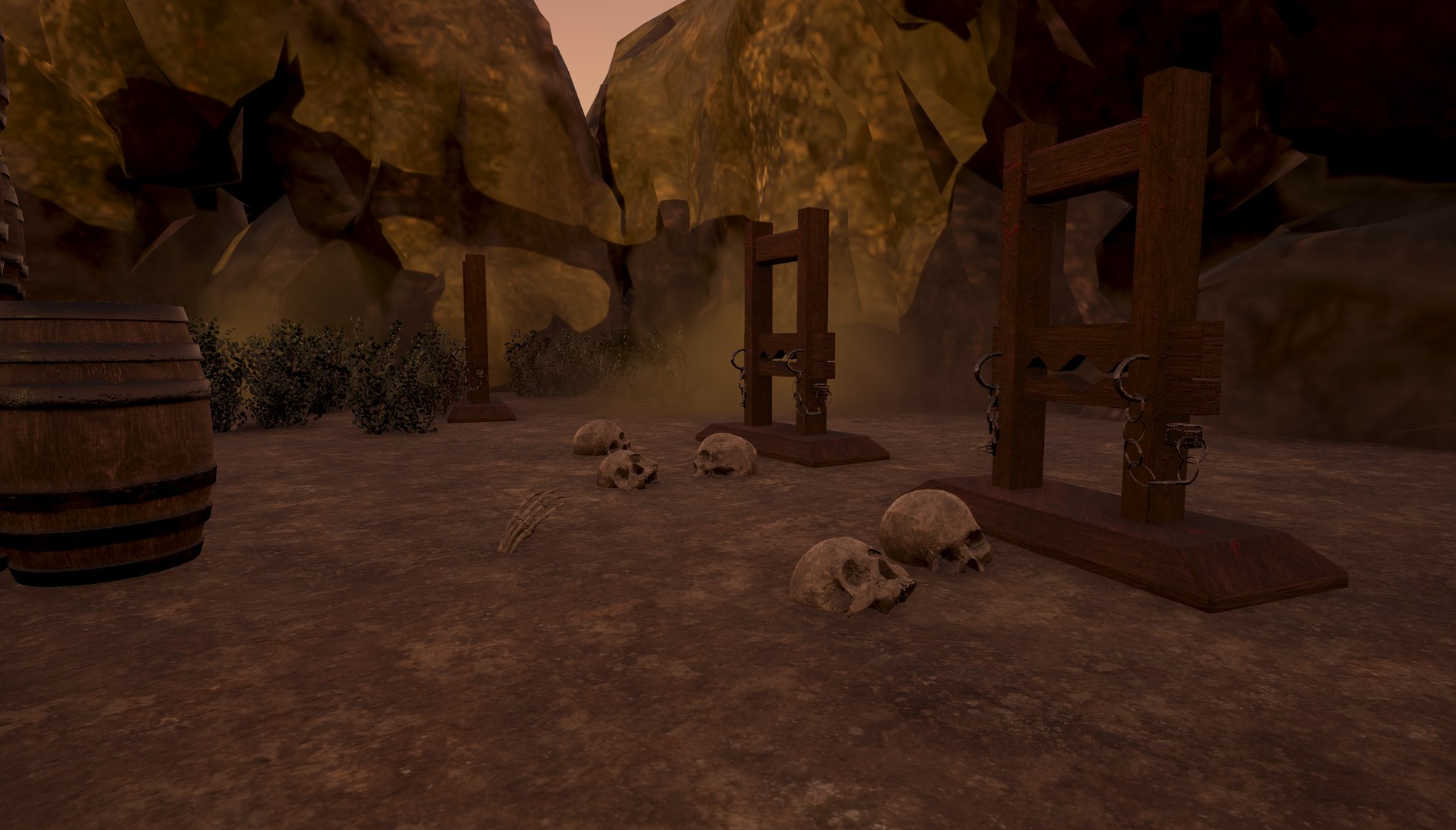 3d Model Of Hidden Village