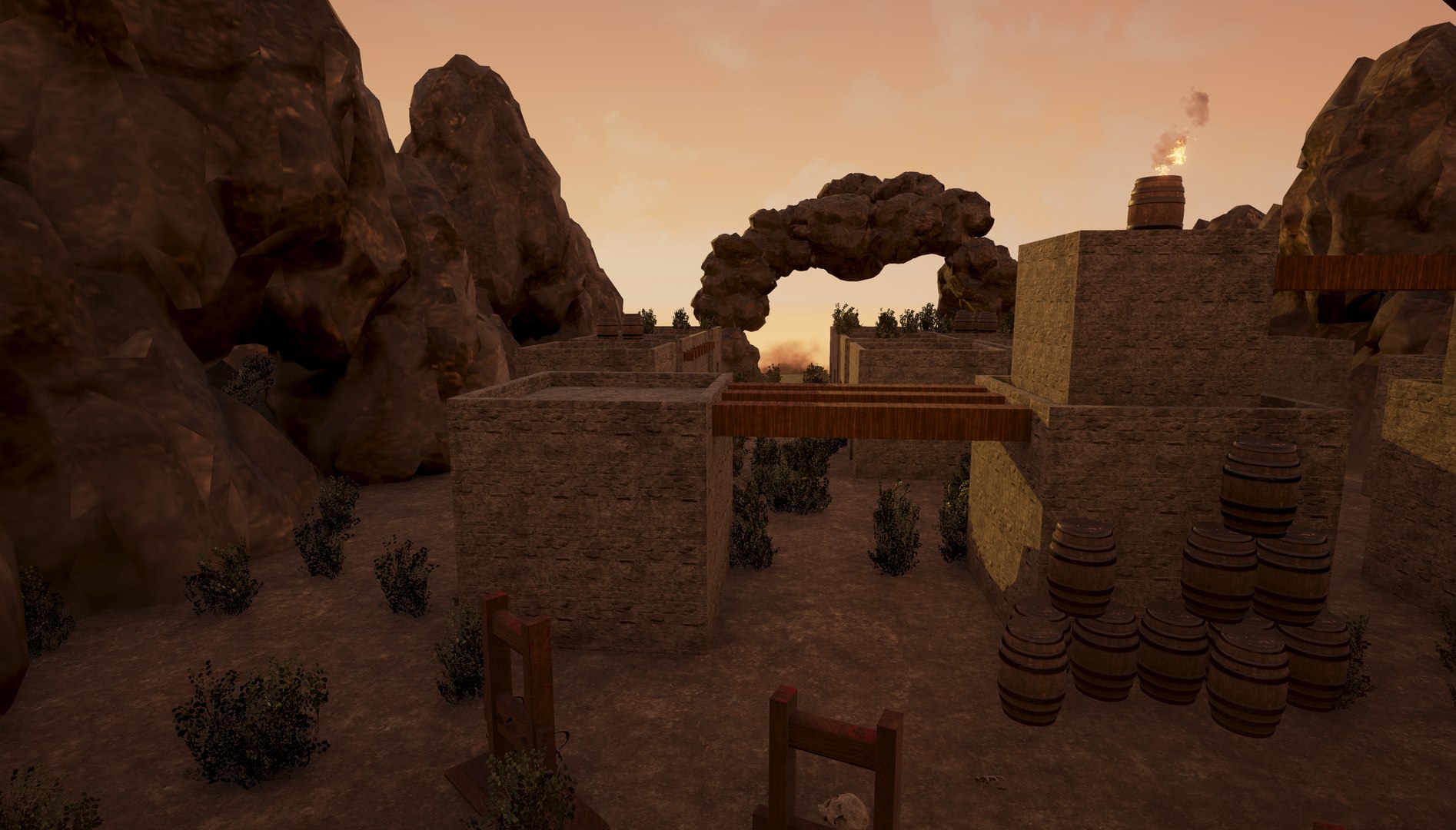 3d Model Of Hidden Village