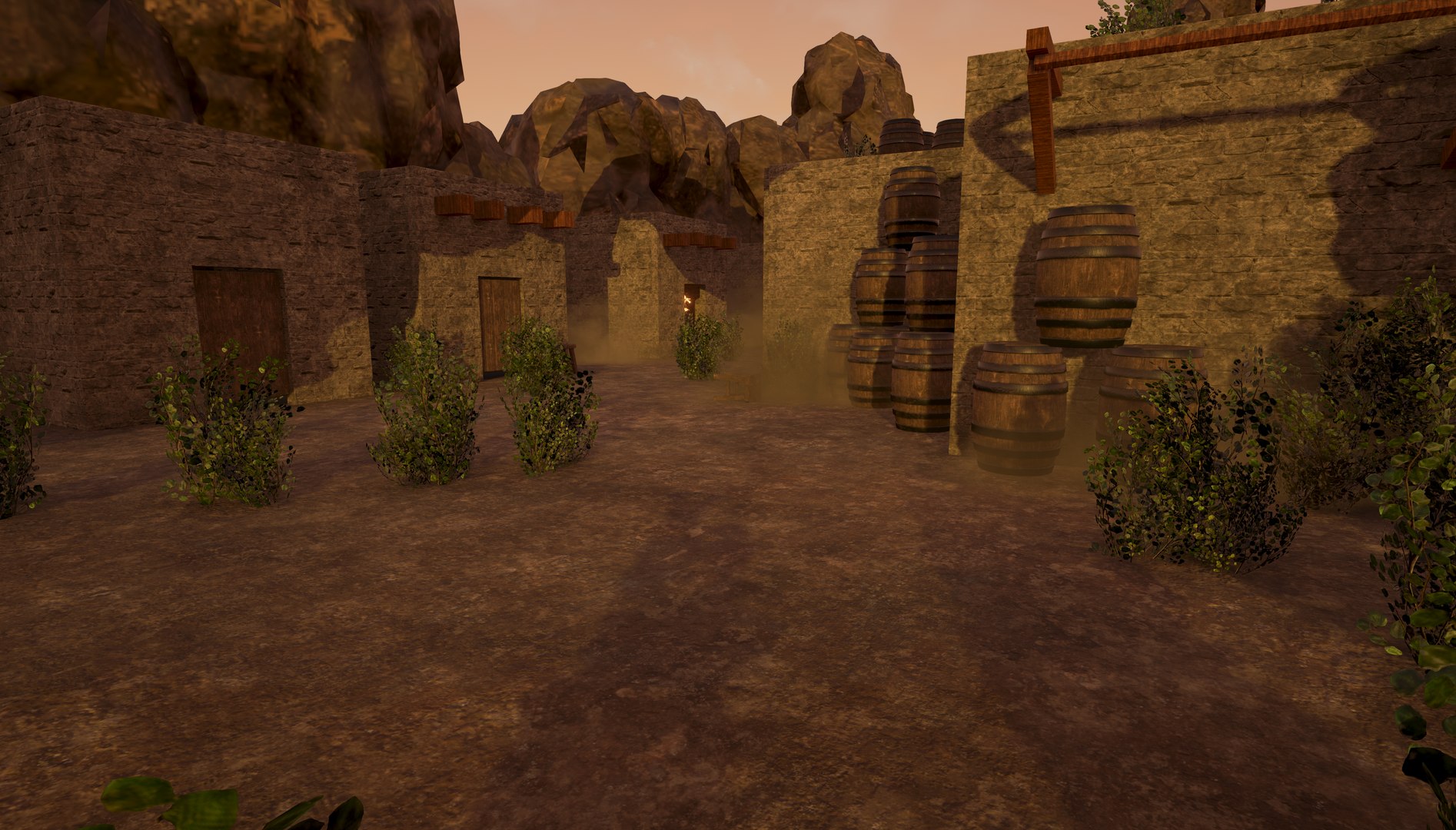 3d Model Of Hidden Village