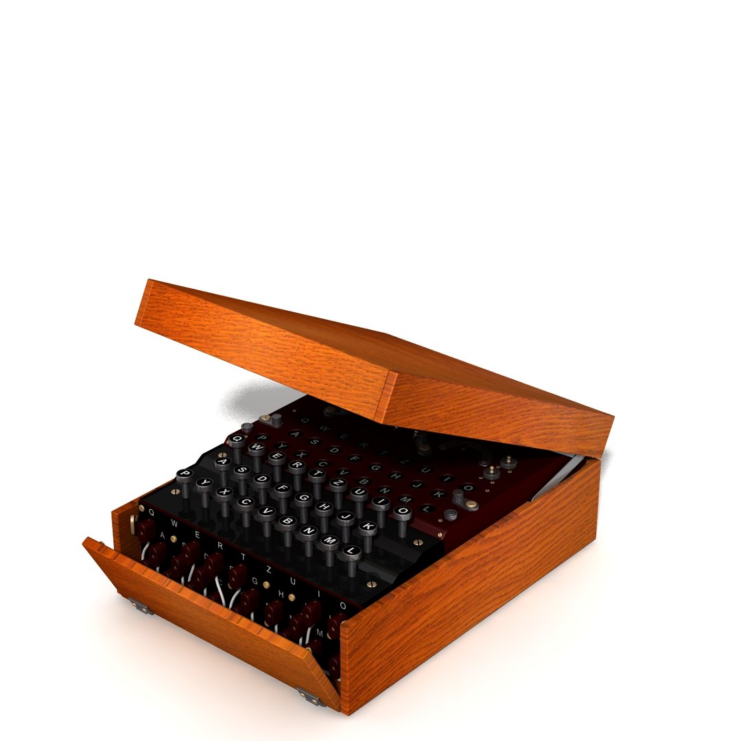 Enigma Machine 3D Model - TurboSquid 1868798