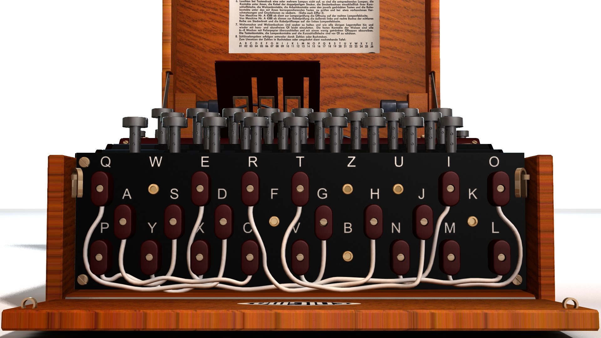 Enigma Machine 3D Model - TurboSquid 1868798