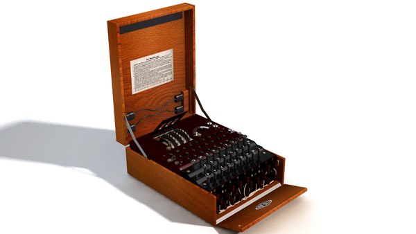 Enigma machine 3D model - TurboSquid 1868798