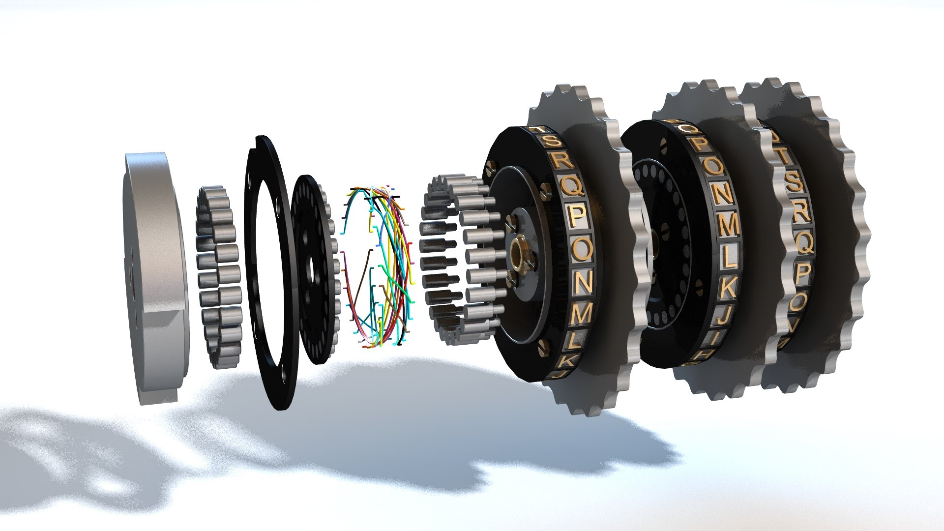 Enigma Machine 3D Model - TurboSquid 1868798