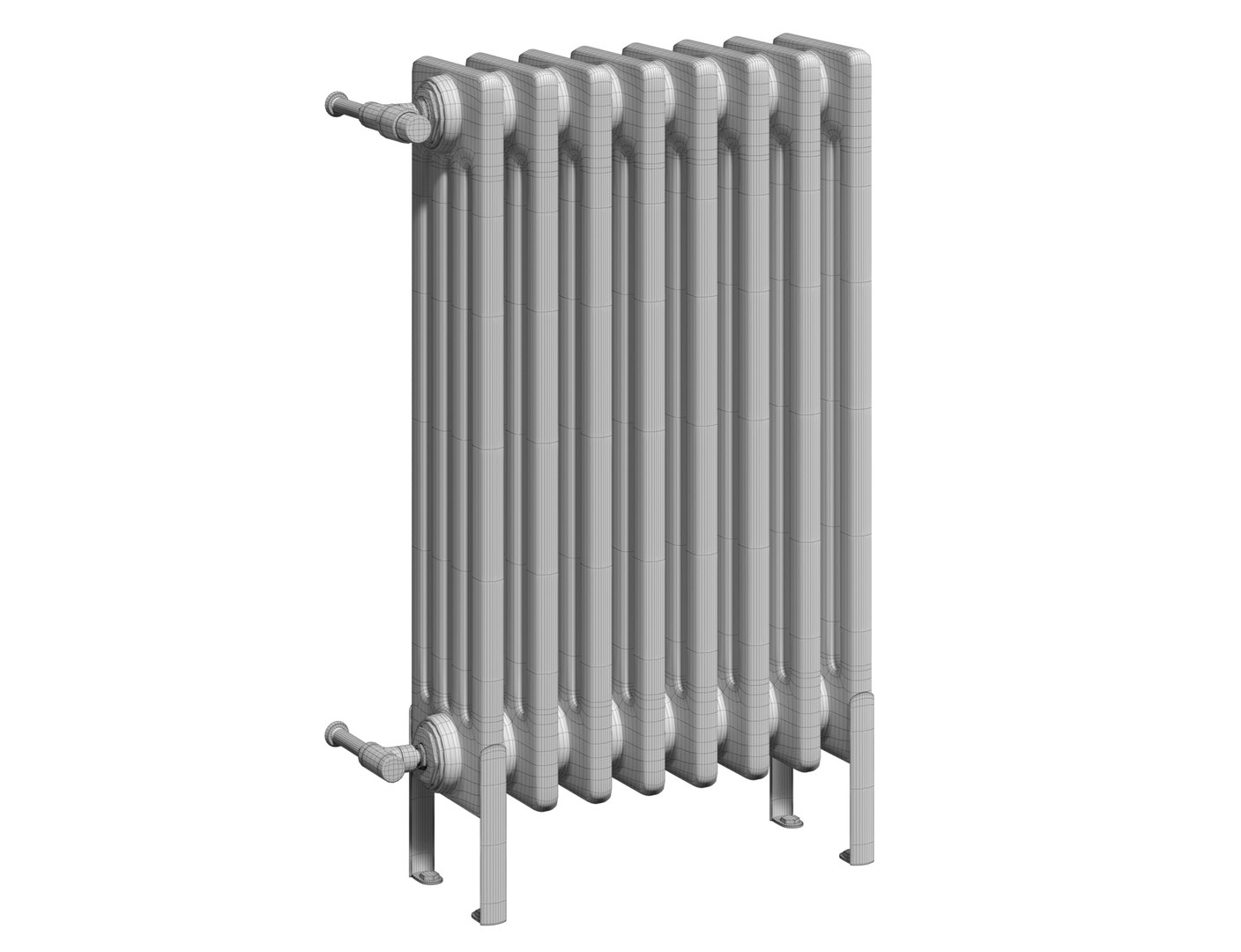 4S Radiators Zehnder Charleston 3D Model - TurboSquid 1907387